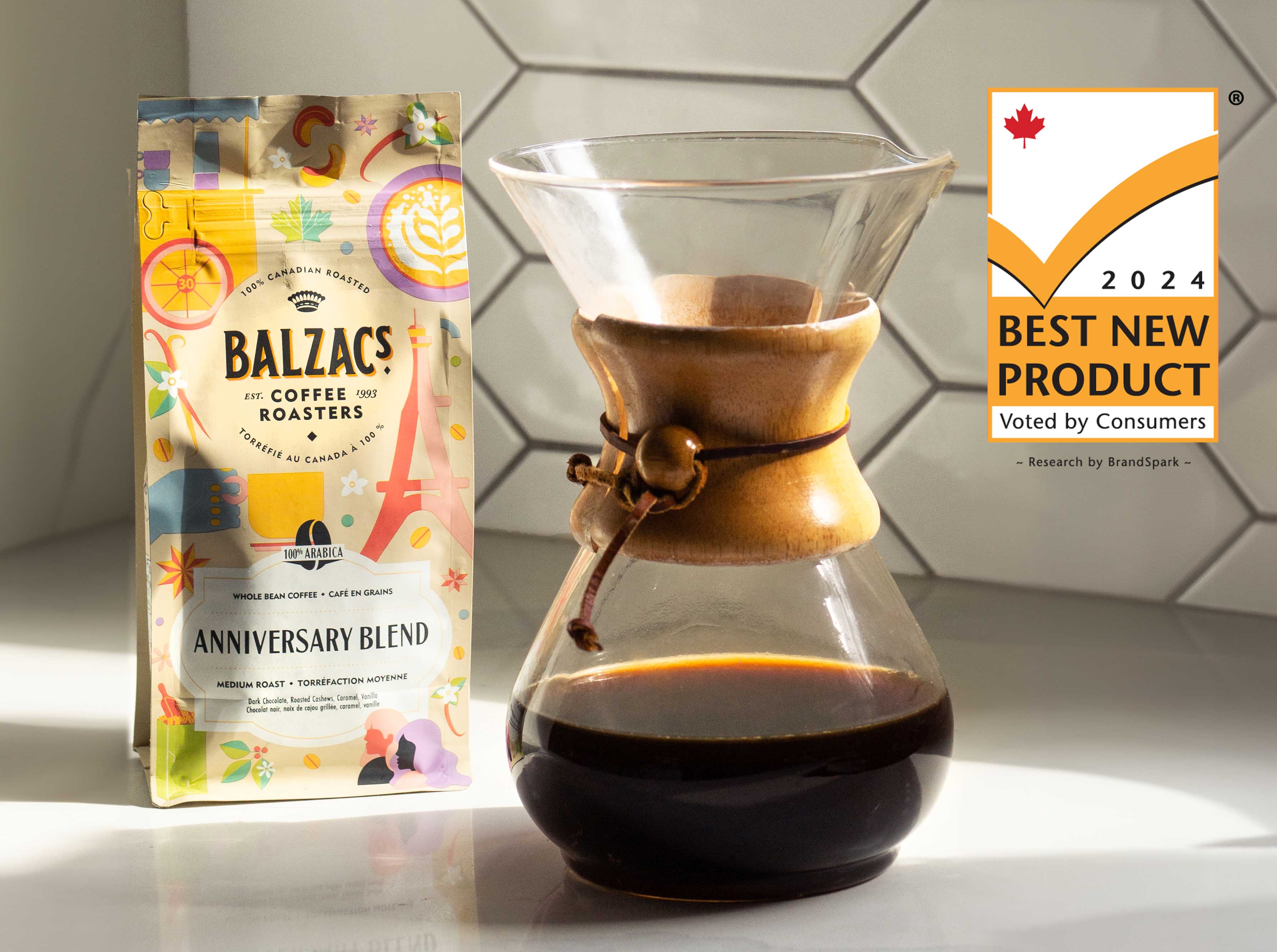 Balzac's Coffee Roasters Wins Best New Product Award for 30th Annivers
